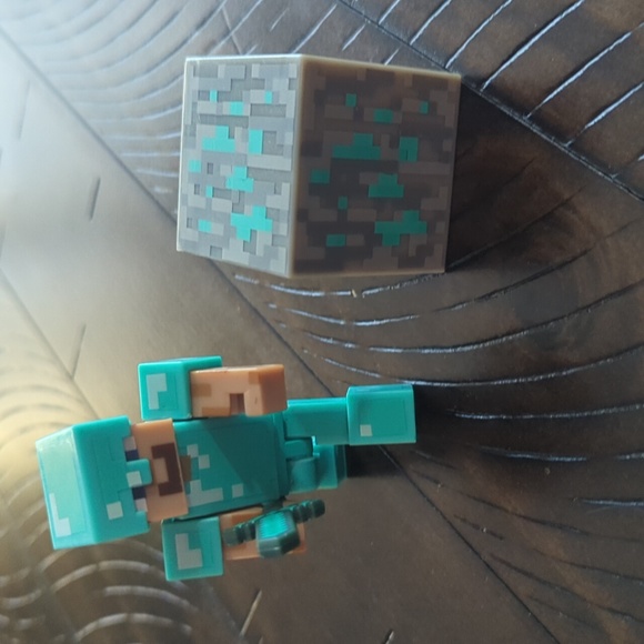 Minecraft | Toys | Minecraft Diamond Steve Action Figure Set | Poshmark